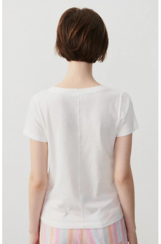 American Vintage Gamipy 'V' Neck S/S Tee Gami02DE – Wild Paisley