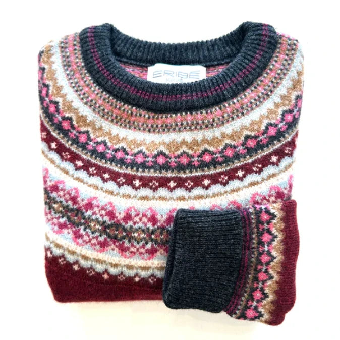 Eribé Alpine Short Sweater in Potpourri – Wild Paisley