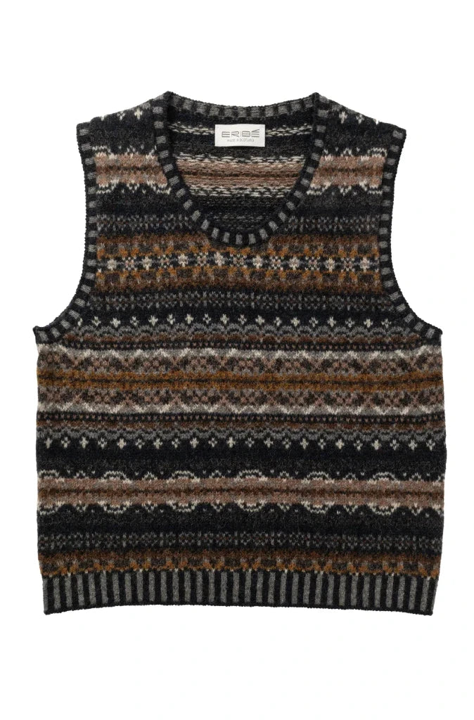Eribé Westray Vest in Caithness – Wild Paisley